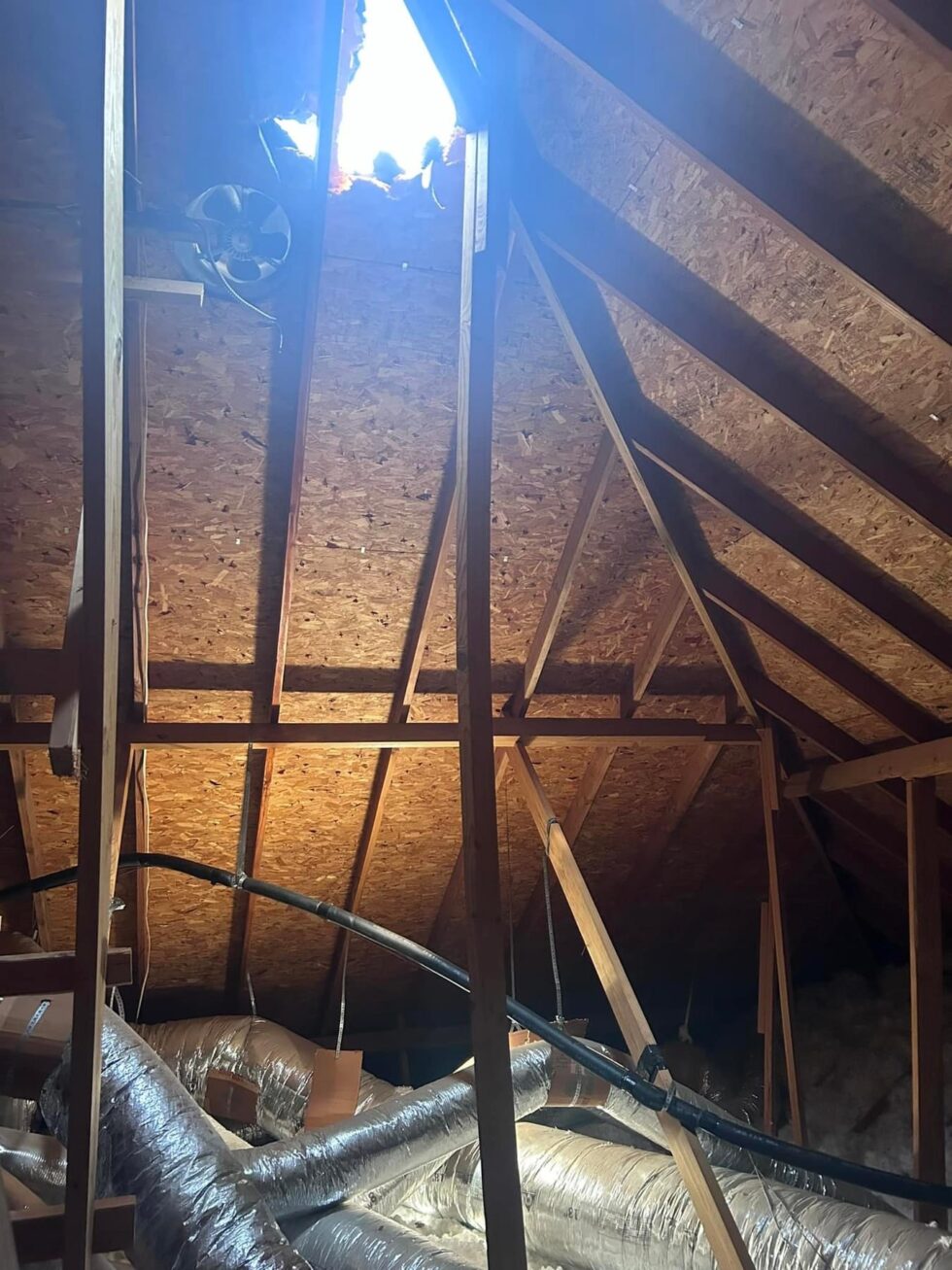 What Happens When Lightning Strikes a Roof? - Texas Direct Roofing